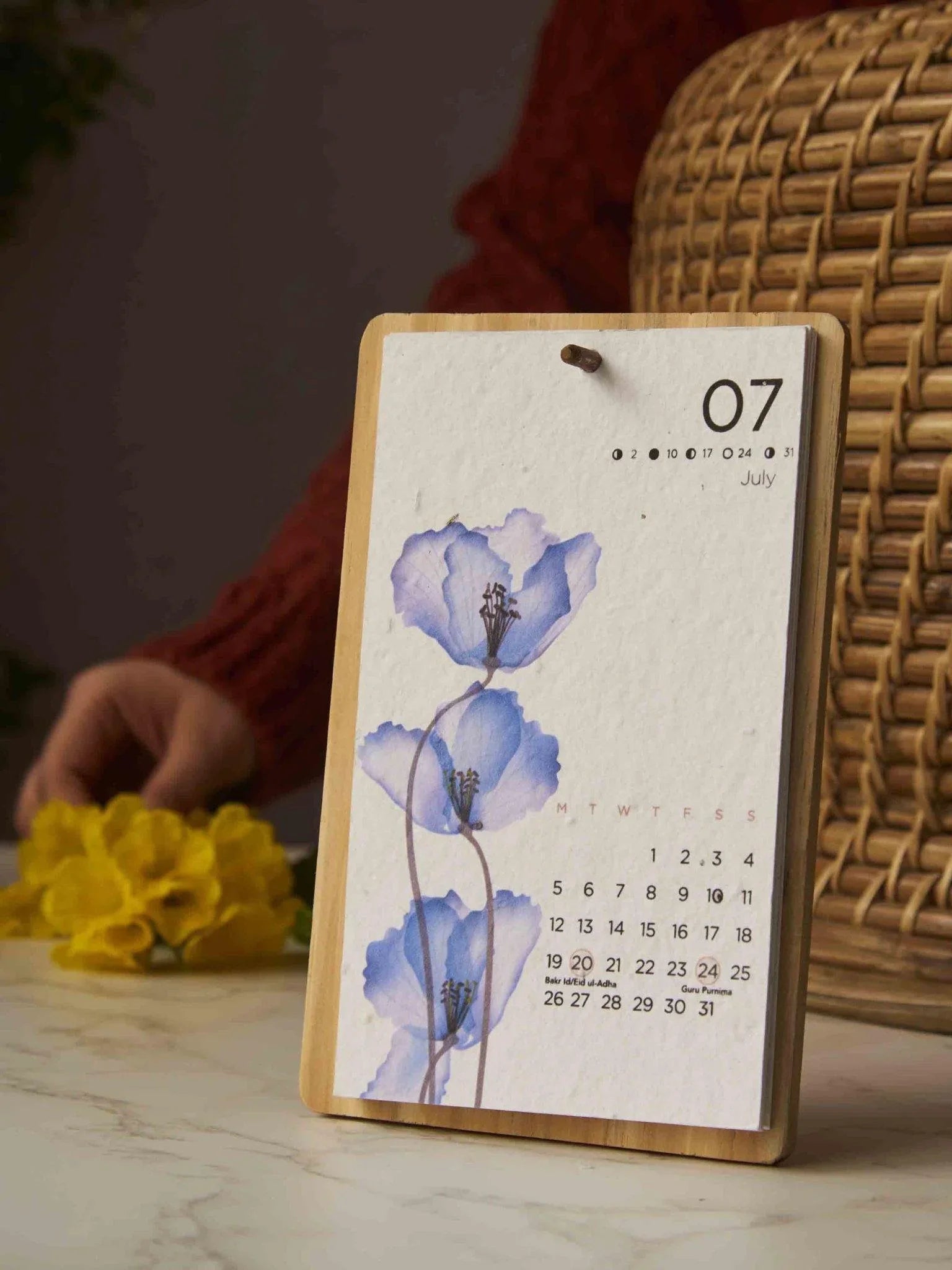 Plantable Seed Paper Calendars | Sustainable | Handmade | Eco-Friendly